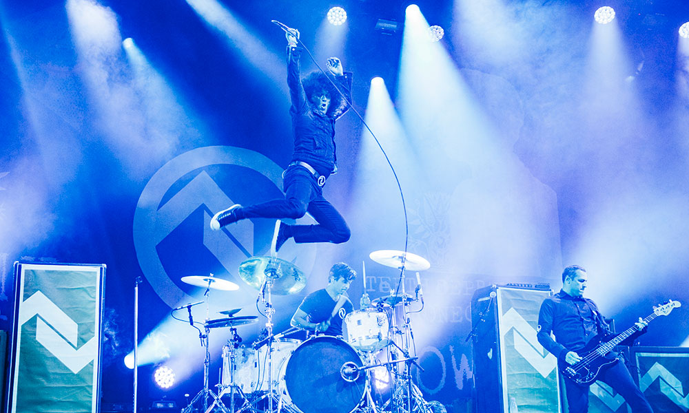 At The Drive-In kick off world tour in Dublin, Ireland.