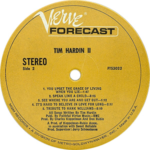 Tim Hardin 2: A Beautiful Album That Stands The Test Of Time