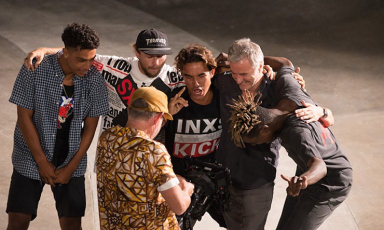 Behind The Scenes Of INXS’ New Kick Skateboarding Video | uDiscover