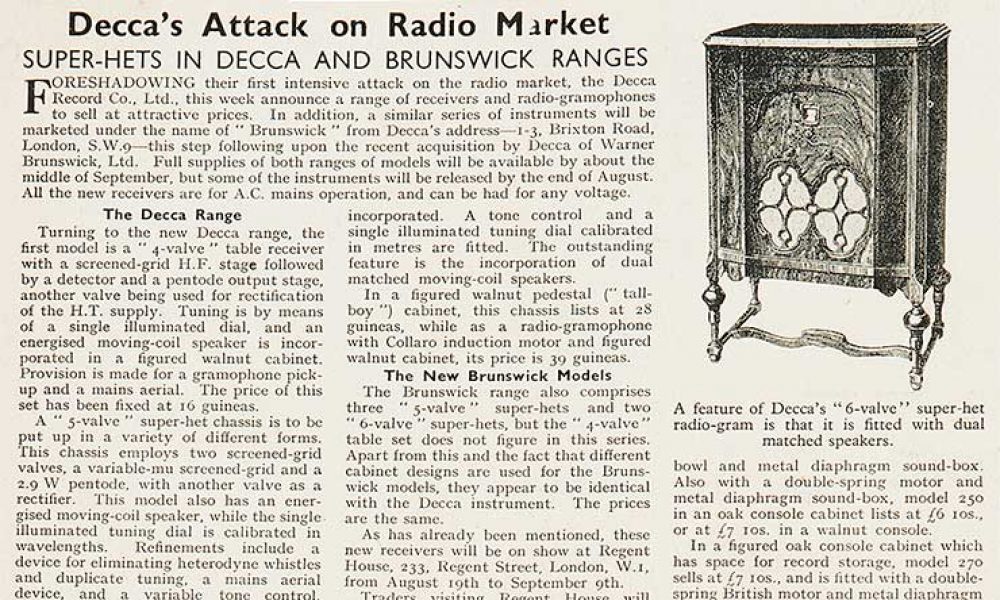Decca Records: A History Of 'The Supreme Record Company'