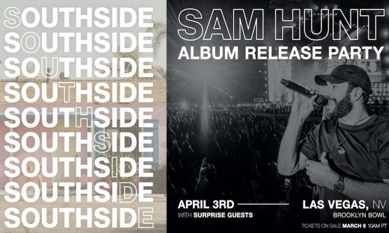 Sam Hunt Announces 'Southside' Release Party In Las Vegas | uDiscover
