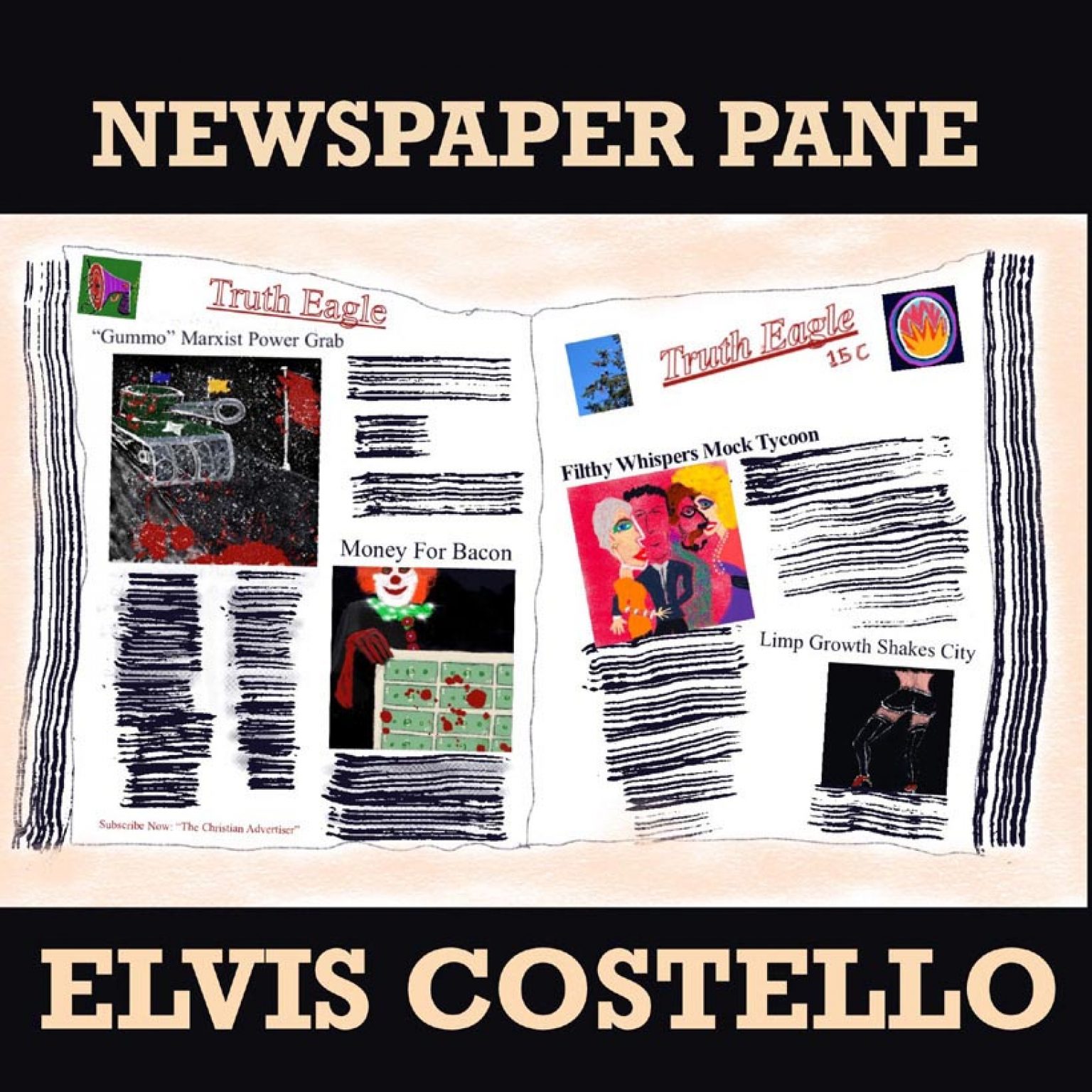 Listen To Elvis Costello’s New Single, Newspaper Pane