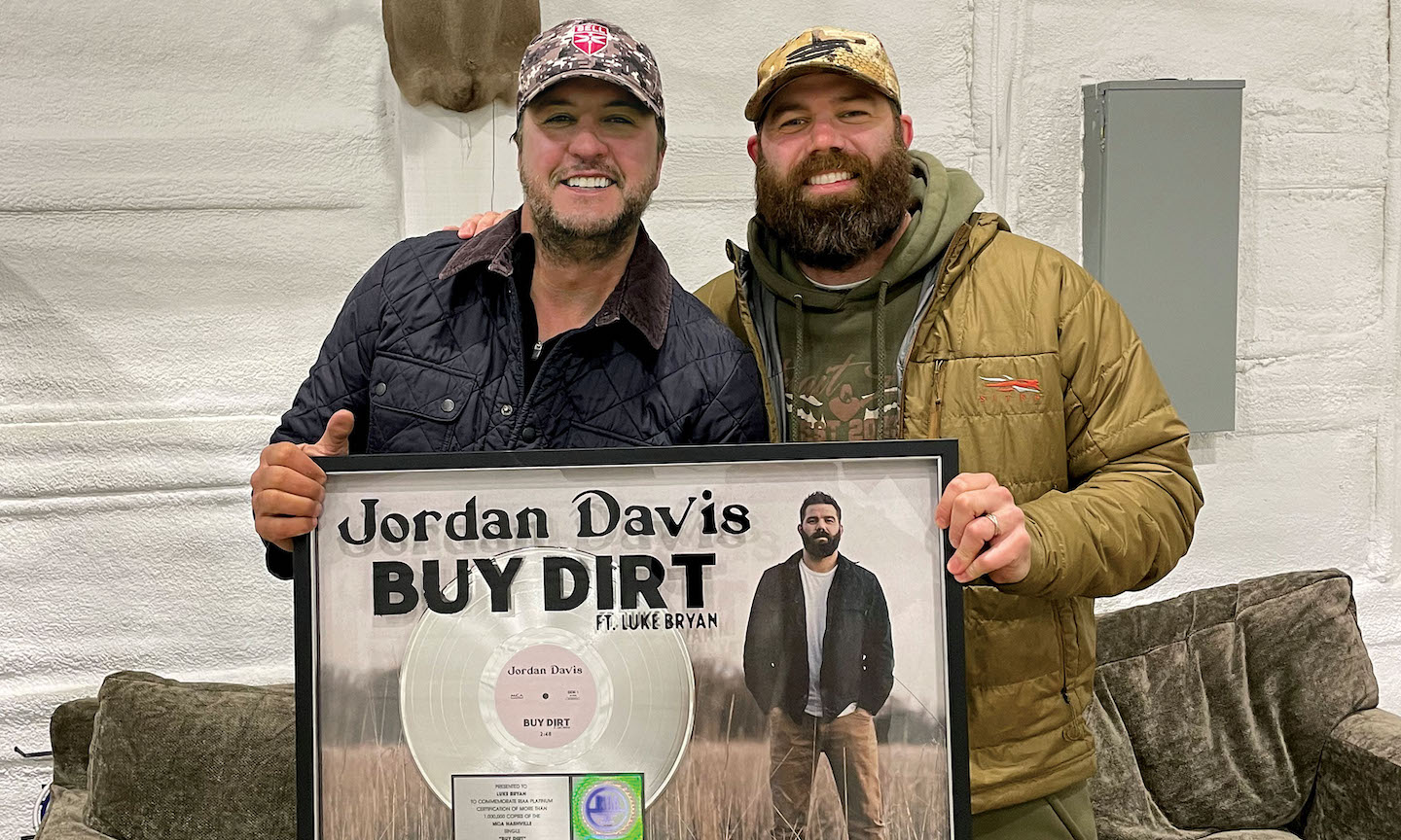 Jordan Davis And Luke Bryan’s ‘Buy Dirt’ Gets Certified Platinum