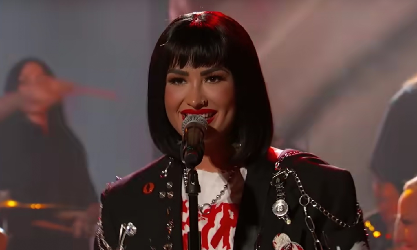 Demi Lovato Delivers Riotous Performance Of ‘Substance’ On ‘Kimmel’