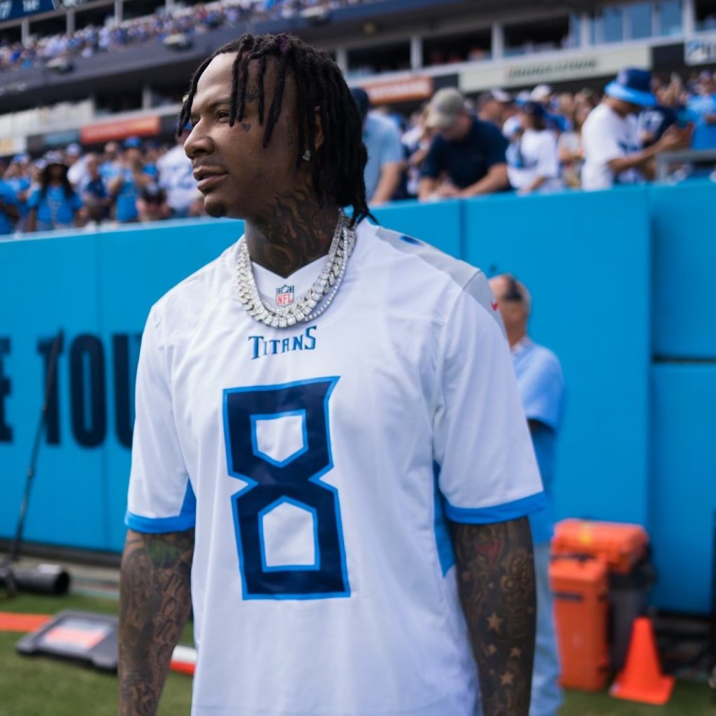 Moneybagg Yo Becomes First Artist To Escort NFL Team Onto The Field