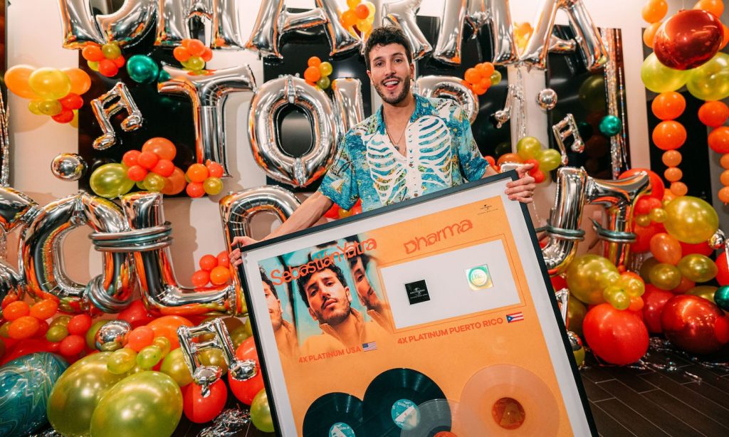 Sebastián Yatra Celebrates ‘Dharma’’s 4x Platinum RIAA Certification