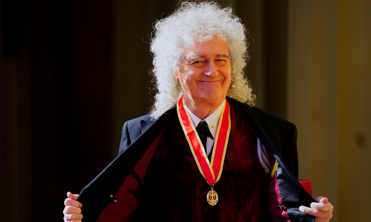 Queen Guitarist Becomes Sir Brian May In Buckingham Palace Ceremony