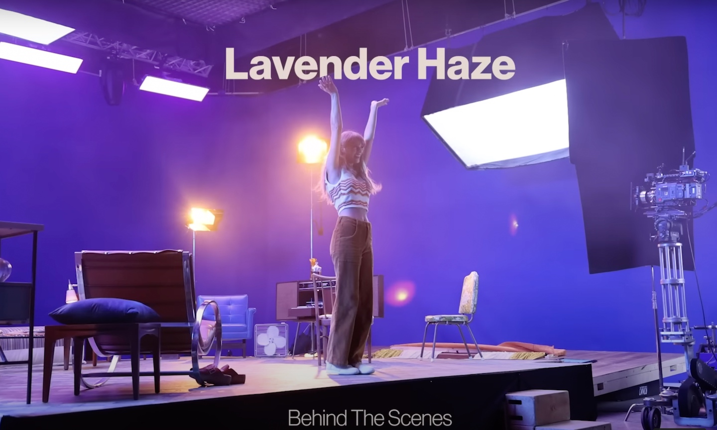 Taylor Swift Shares ‘Lavender Haze’ Behind The Scenes Video