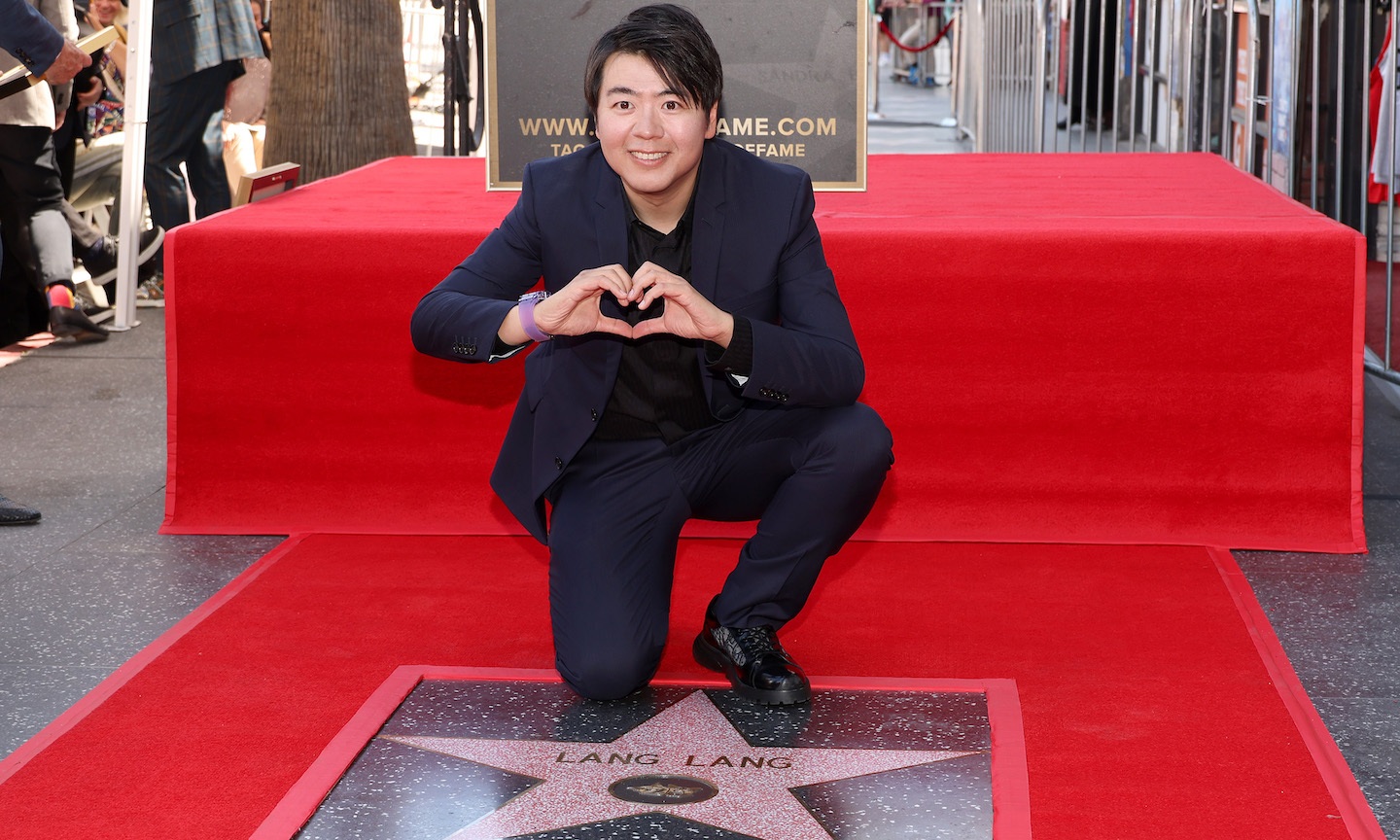 Lang Lang Honored With Star On The Hollywood Walk Of Fame