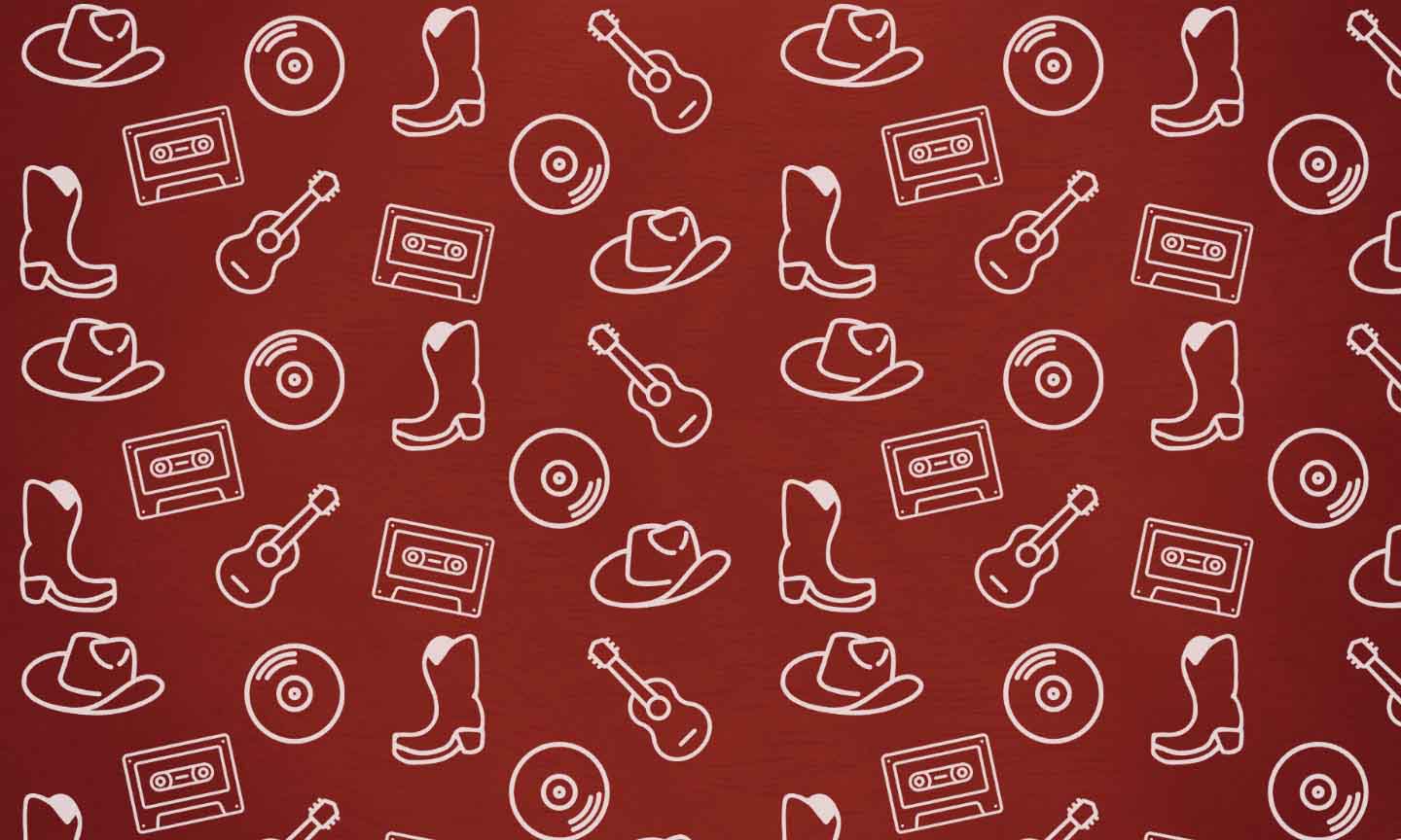 Country Music Christmas Background