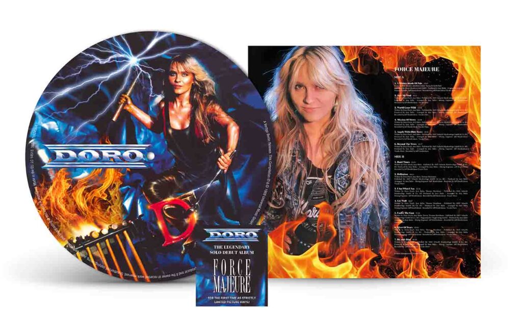 Doro Pesch’s ‘Force Majeure’ Set To Return On Picture Disc Vinyl